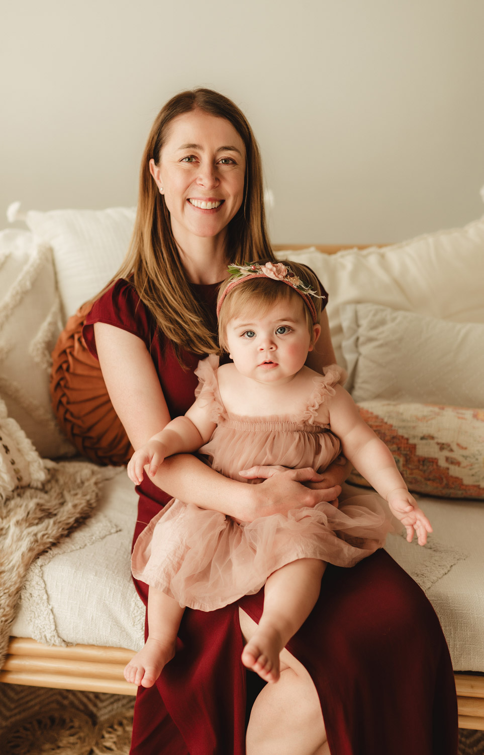 Minimalist Floral Cake Smash - Lafayette, Indiana - Kelly McPhail ...