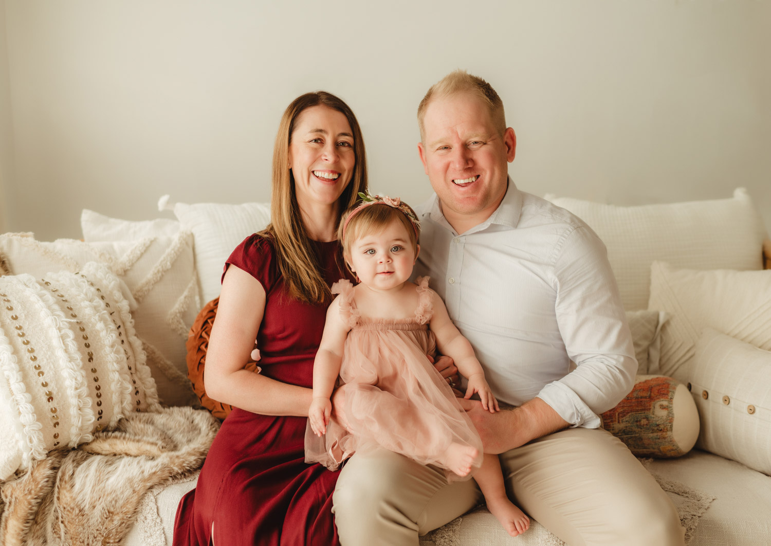 Minimalist Floral Cake Smash - Lafayette, Indiana - Kelly McPhail ...