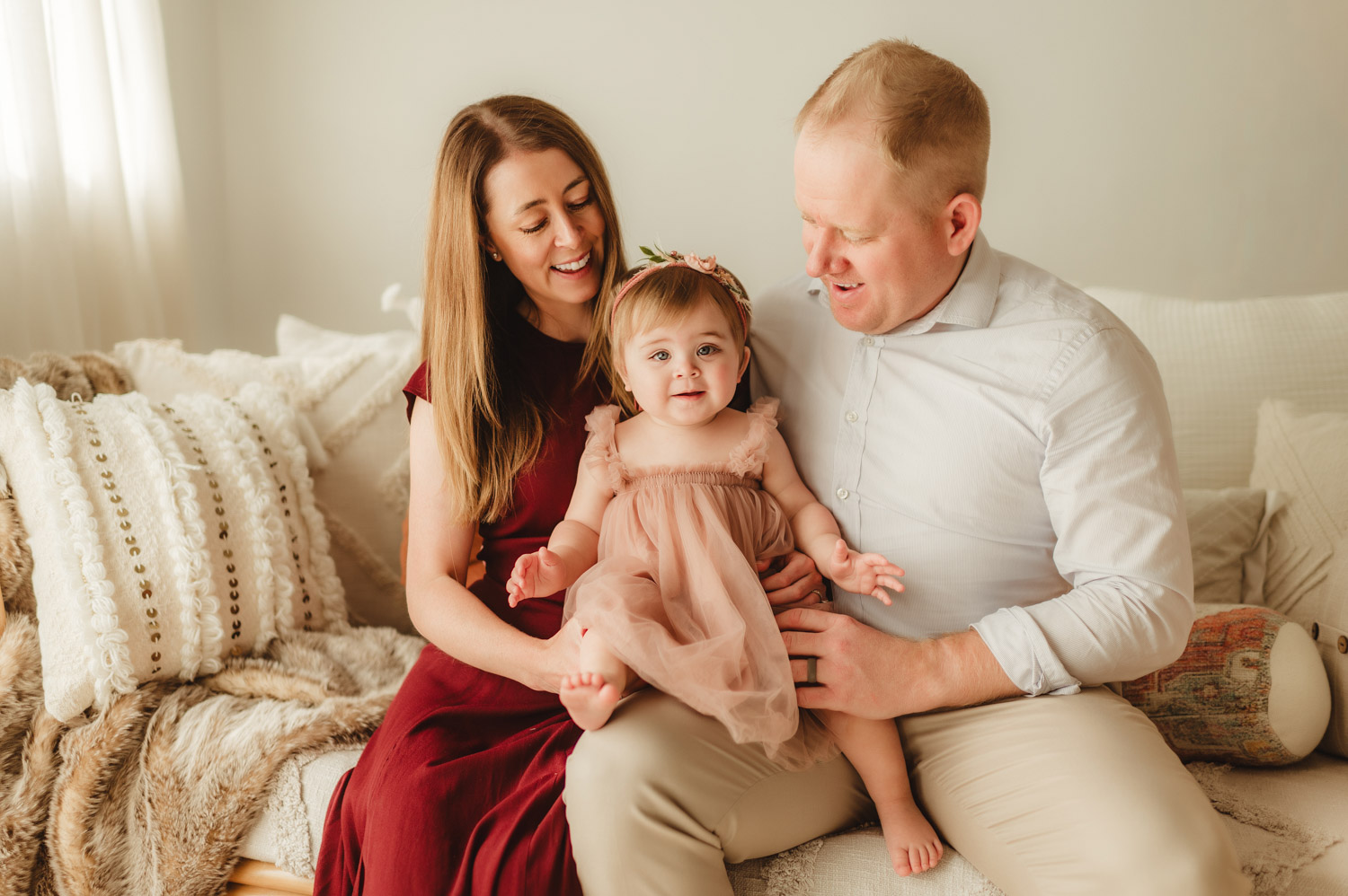 Minimalist Floral Cake Smash - Lafayette, Indiana - Kelly McPhail ...