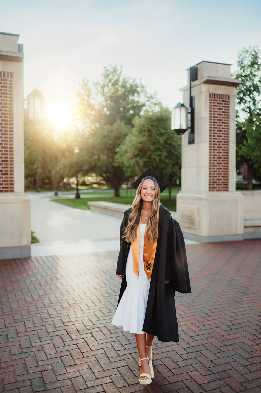 Hannah's Graduation Photos on Purdue's Campus - Kelly McPhail Photography