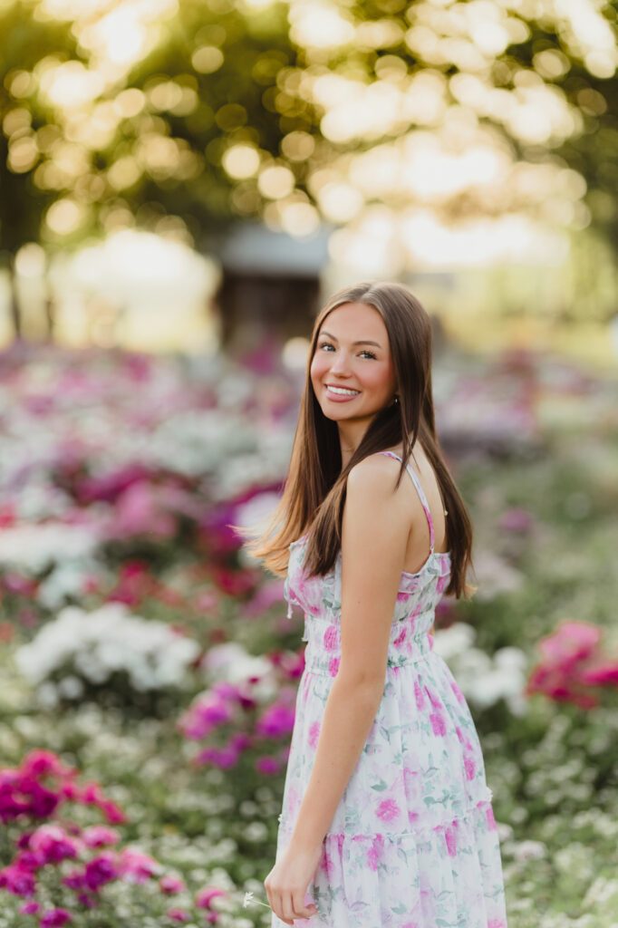 Wildflowers at Golden Hour: Genna’s Senior Session | Greensboro Senior ...