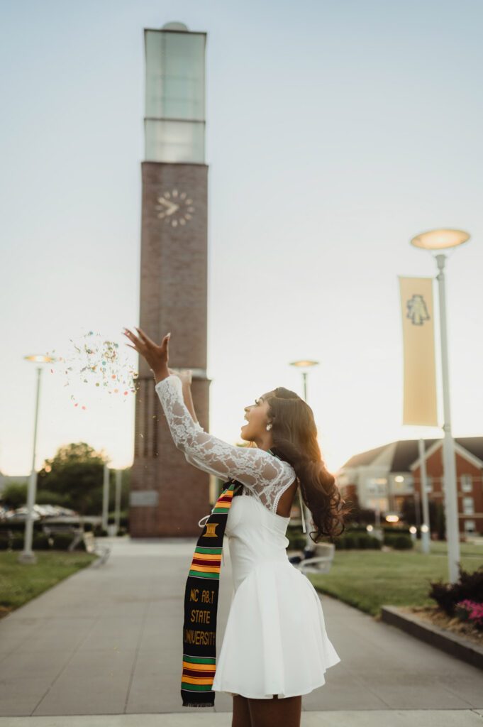 NC A&T Graduation Photos - Victoria’s Golden Hour Session - Kelly ...